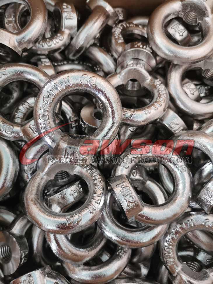 Stainless Steel 316 Drop Forged DIN580 Lifting Eye Bolt, T316 Rigging ...