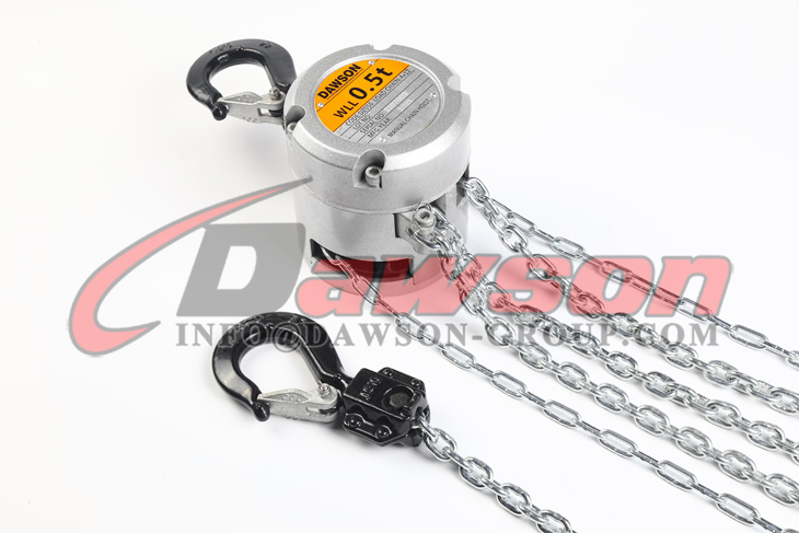 250KG 500KG 1000KG Aluminum Alloy Chain Hoist, 0.25 Ton 0.5T 1 Ton ...