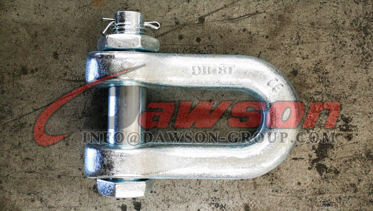 Galvanized Chain Shackle DIN 82101B, Shackles Form B - Dawson Group Ltd ...