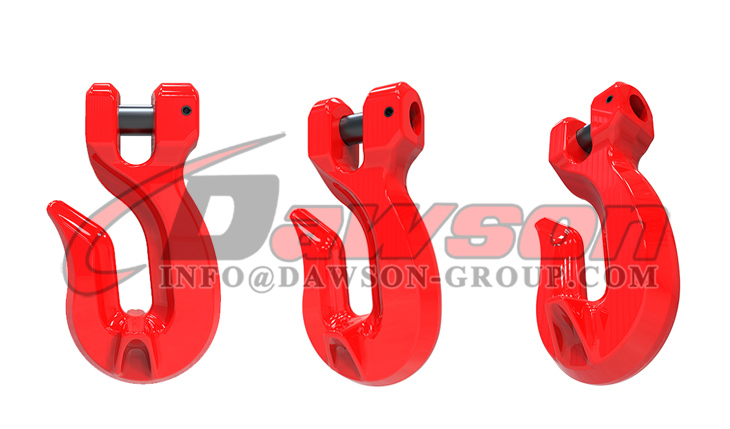 G80 / Grade 80 Deep Throat Clevis Grab Hook for Lifting Chain, Forged ...