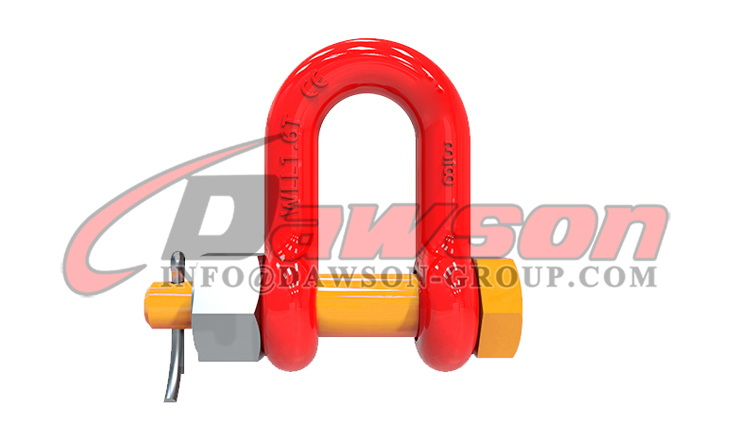 DS757 Grade G8 T8 Bolt Type Alloy Dee Shackle for Lifting, Chain ...