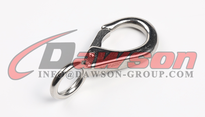 Rigid Eye Snap Hook, 90 degree Fixed Eye Spring Snap Hook - Dawson ...