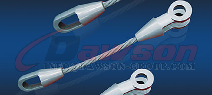 Pressed Steel Wire Rope Sling Open Type Casting Wire Rope Sling for ...