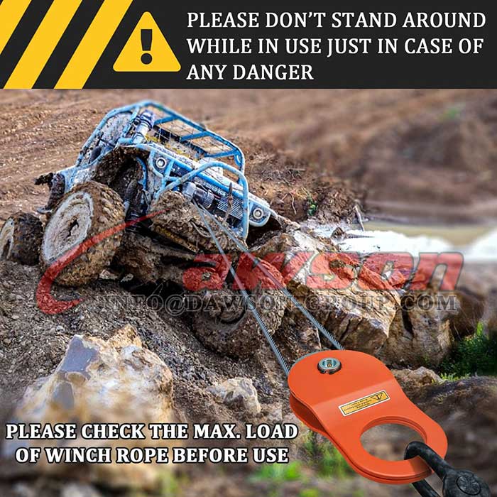 10 Ton Winch Snatch Block Towing Pulley Blocks 22,000 LBS Capacity, Off ...