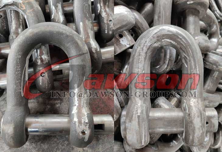 Grade U2 / U3 Black Bitumen Coated Round Pin / Oval Pin Forelock End ...