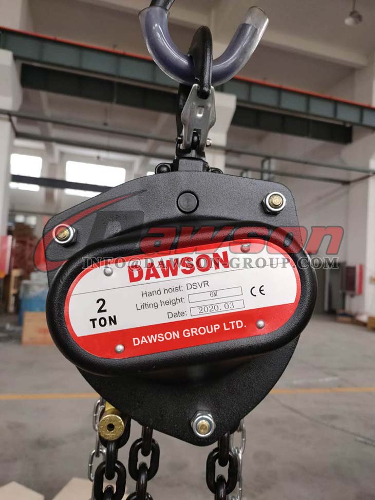DSVR 360° Hand Chain Hoist with Rotatable Hand Chain, 360 Degrees ...