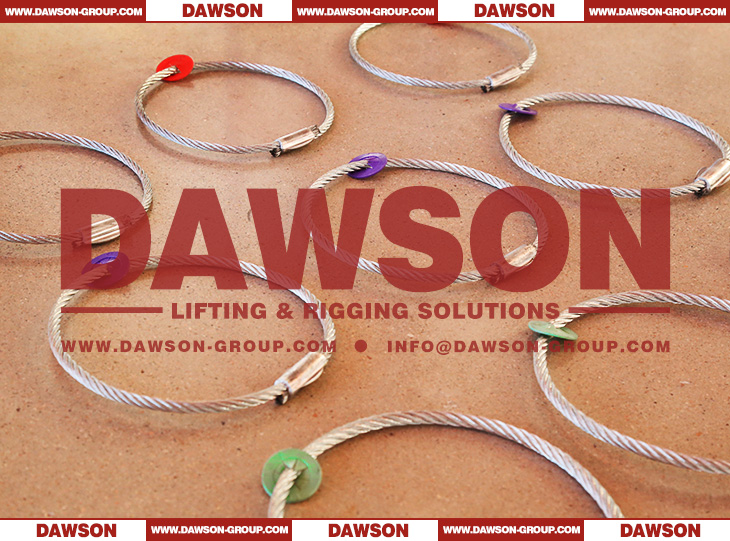 6x19+IWR Galvanized Steel Wire Rope, Cast-in Loop, Lifting Clutch ...
