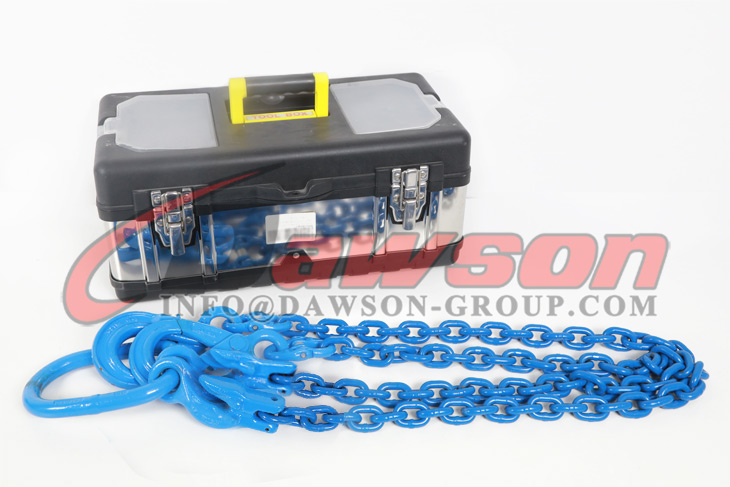G100 Triple Legs Lifting Chain Slings / Grade 100 3-Legs Adjustable ...