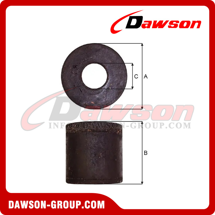 Rubber Spacers for Fishing & Aquaculture, Rubber Black Round Spacer ...