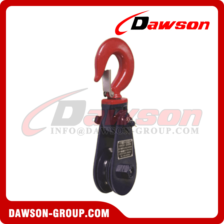H418 Light Type Champion Snatch Pulley Block with Hook - Dawson Group ...