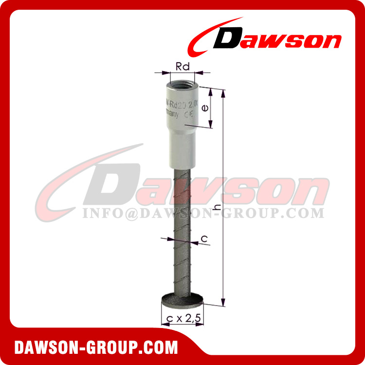 Thread Socket-F, Thread Socket with Forged Foot, Precast Concrete ...