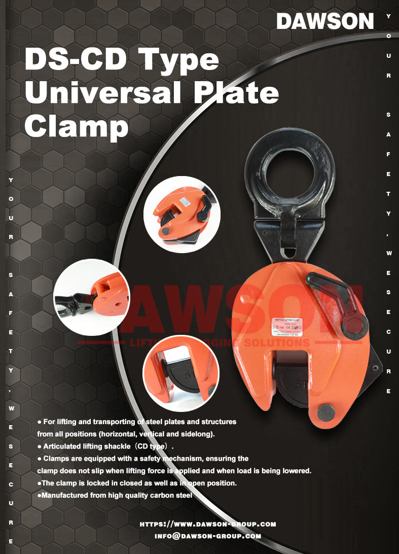 Universal Plate Clamp for Lifting and Transporting Steel Plates ...