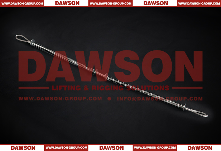 DAWSON Galvanized Carbon Steel Rust and Corrosion Resistant Whipcheck ...