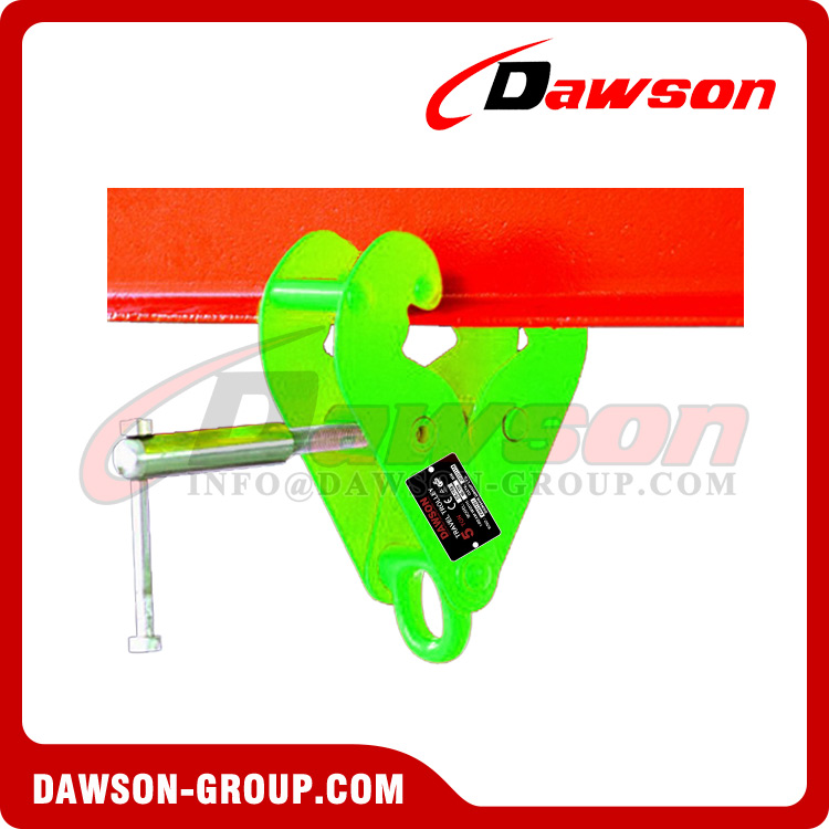 Beam Trolley Clamp with Shackle, Steel Beam Trolley Lifting Clamp ...