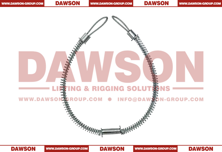 DAWSON Galvanized Carbon Steel Rust and Corrosion Resistant Whipcheck Safety Cable Hose to Hose ...
