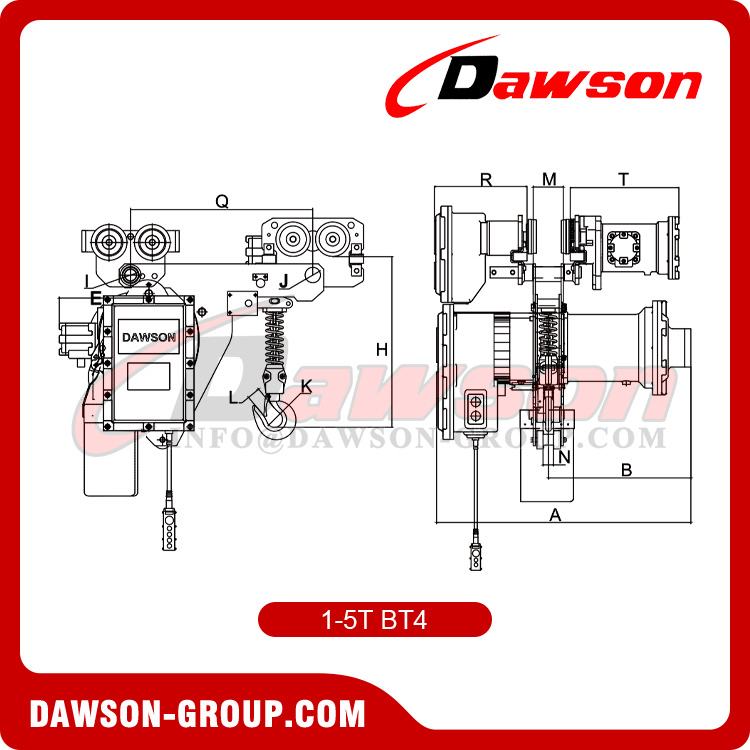 DSEP Super Low Lifting Explosion-proof Electric Chain Hoist with ...