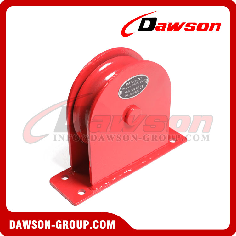 Flat Mount Pulley Blocks, Flat Mount Blocks, Snatch Block for Wire Rope ...