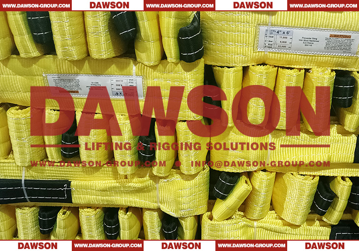 China Double Ply Synthetic Webbing Sling ASME ANSI B30.9, WSTDA-WS-1 ...