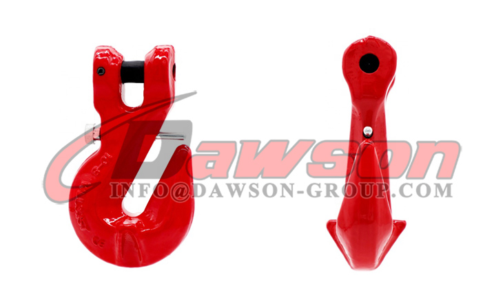 DS712 G80 / Grade 80 Special Type Clevis Hook with Safety Pin for Adjust Chain Length, Forged ...