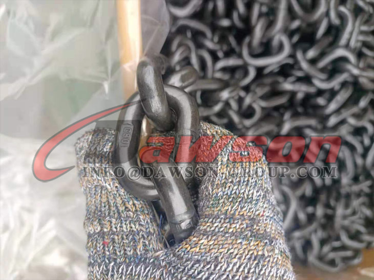 EN818-2 3.2-42MM Grade 80 Alloy Lifting Chain, G80 Lifting Chain, Welded Link Chain, Grade 80 ...