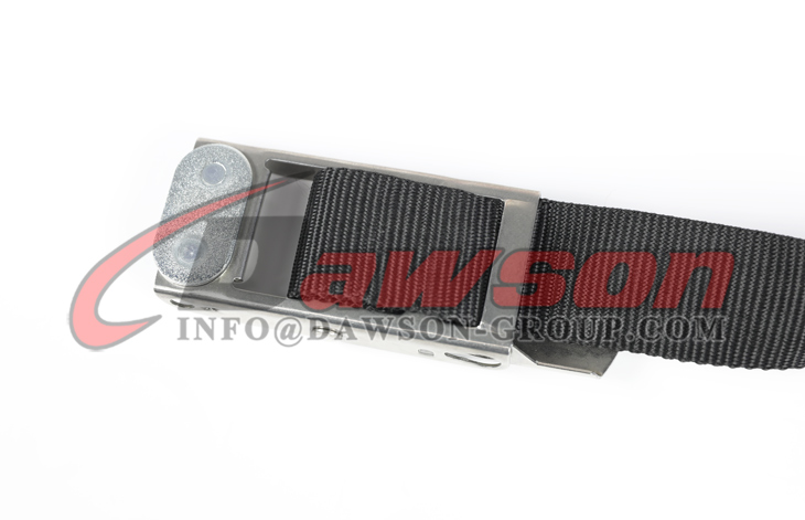 BS EN12195-2 45MM LC 300daN Black Gray Overcenter Buckle Straps with ...