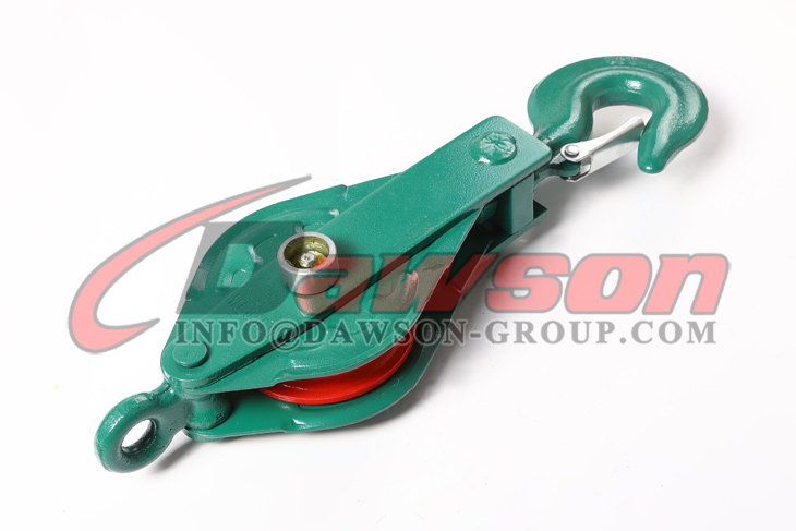 Open Type Pulley Block Single Sheave With Hook, snatch block, single ...