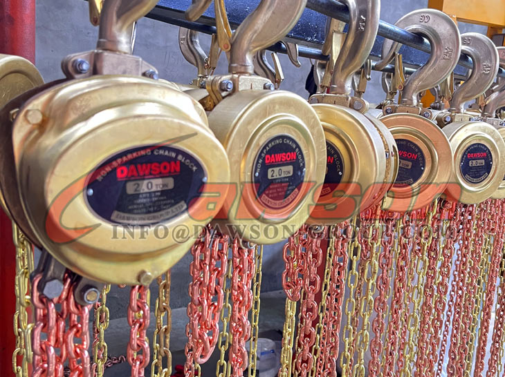 0.5T 1T 2T 3T 5T 7.5T 10T 15T 20T 30T Non-Sparking Chain Block ...