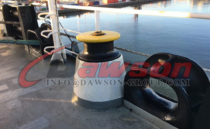 DIN 81915 Deck Mounted Panama Chock Type C, ship chock, cast closed ...