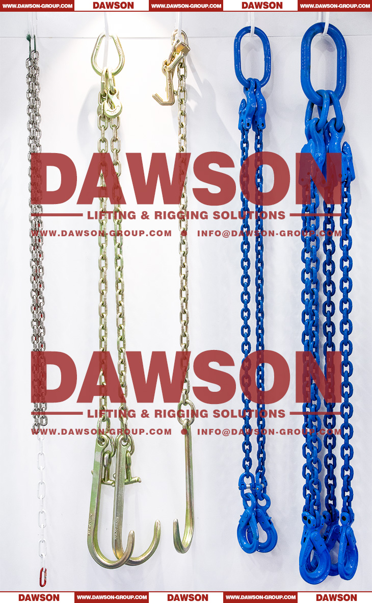 G100 Quadruple Legs Lifting Chain Slings / Grade 100 4-Legs Adjustable ...