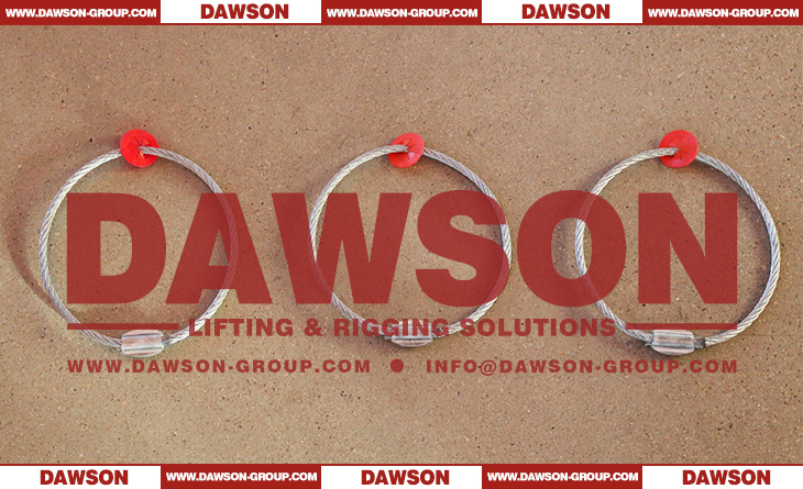 6x19+IWR Galvanized Steel Wire Rope, Cast-in Loop, Lifting Clutch ...