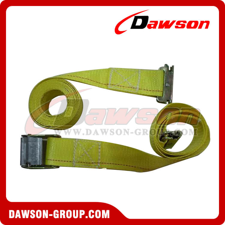2" Logistic Straps, Logistics Tie Down Strap, Polyester Ratchet Tie ...