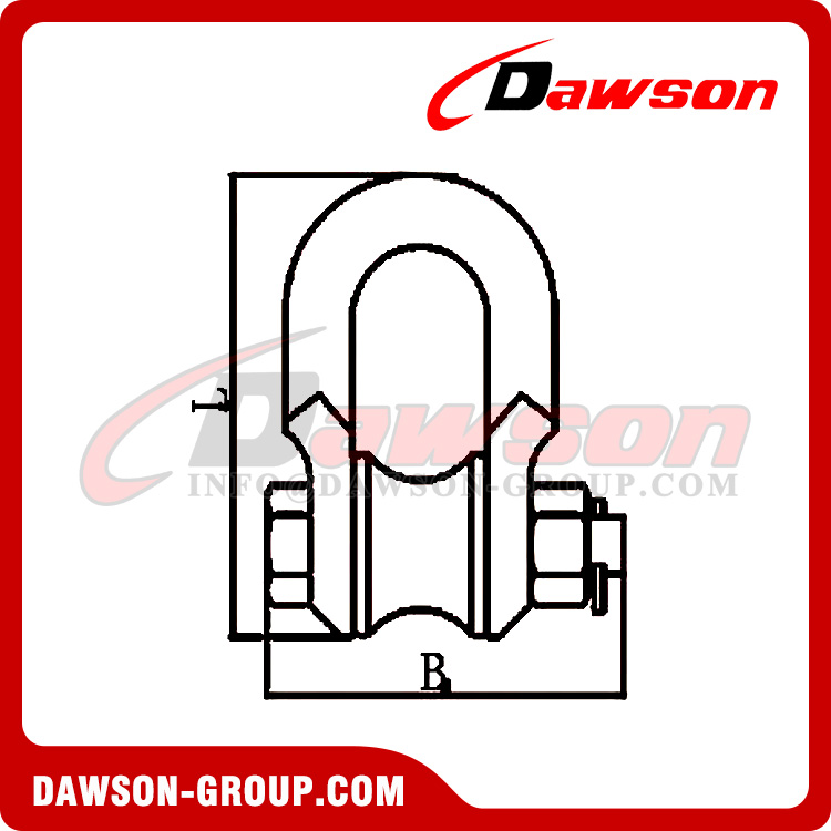 DS-A049 Marine Roller Shackle, Heavy Duty Shackle For Lifting - Dawson ...