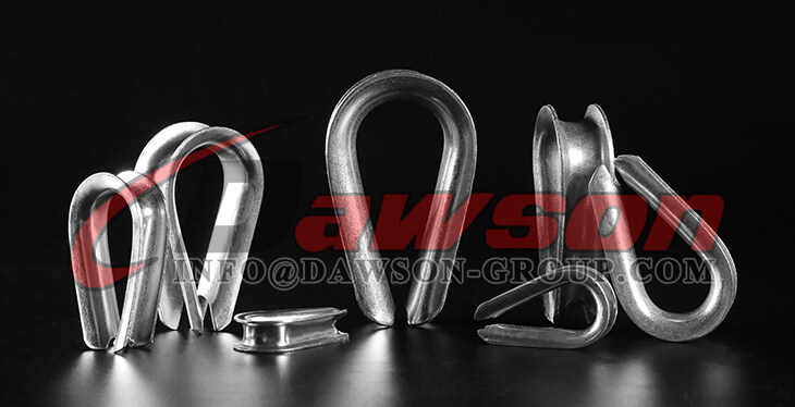Galvanized Wire Rope Thimble DIN 6899 Type B, Superior Mild Steel Wire ...