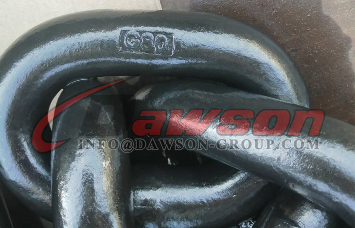 EN818-2 3.2-42MM Grade 80 Alloy Lifting Chain, G80 Lifting Chain, Welded Link Chain, Grade 80 ...