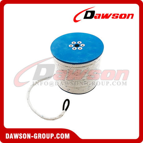 12 Strand Braided HMPE Synthetic Fiber Cable Pulling Rope, Ultra-High ...