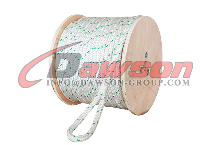 12 Strand Braided HMPE Synthetic Fiber Cable Pulling Rope, Ultra-High ...