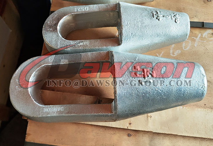 High Tensile Steel Closed Spelter Sockets DG-417 for Steel Wire Rope ...