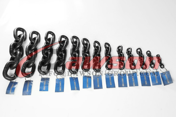 EN818-7 3.2-22MM Grade 80 Alloy Load Chain for Chain Block, G80 Welded Link Chain, Class T DAT ...
