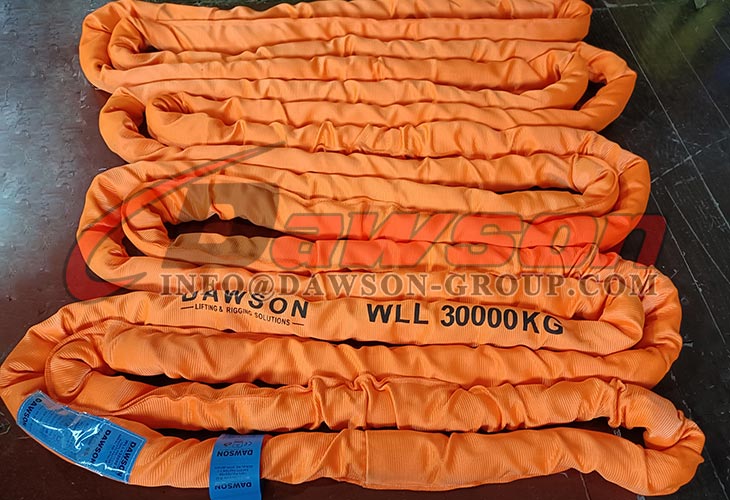 WLL 30T Polyester Round Slings AS 4497, 30000kg Heavy Duty Round ...