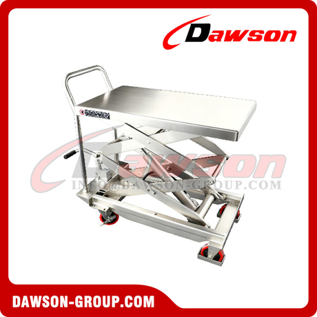 DS-TFD Stainless Steel Double Scissor Fork Manual Lift Tables, SS304 ...