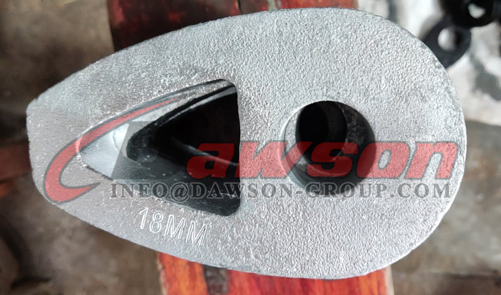 DIN 3091 Ductile Iron Thimble, Heavy Duty Wire Rope Thimbles EN 13411-9 ...