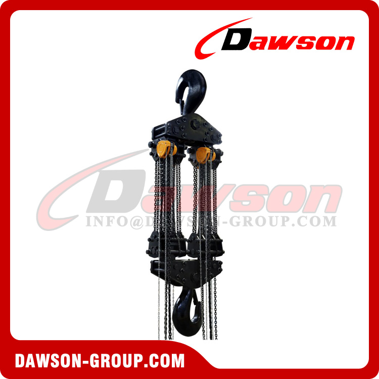 DAWSON Heavy Duty 40t 50t 60t 80t 100t Chain Block, Manual Chain Hoist for Lifting, Heavy Duty ...