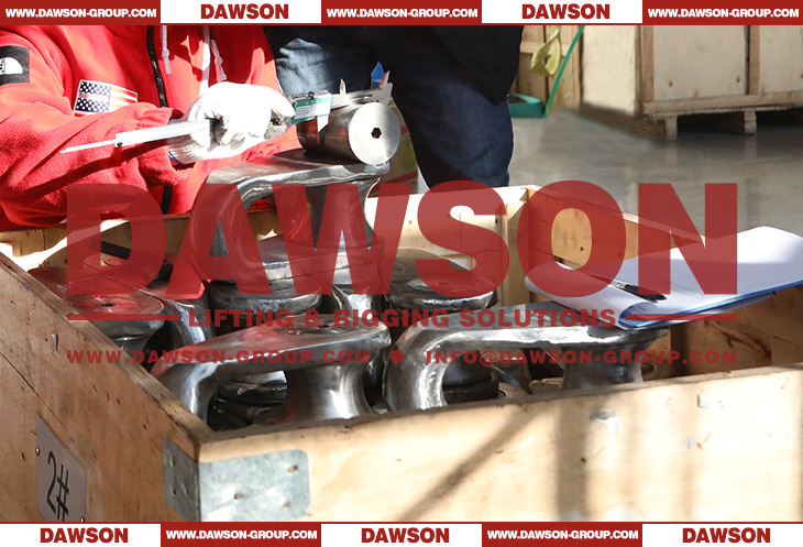 Stainless Steel Mandal Fairlead Shackle with Roller, Hot Dip Galvanized ...