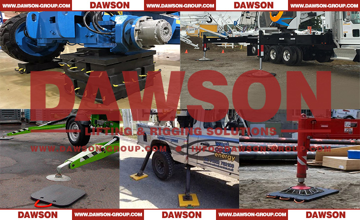DAWSON Heavy Duty Medium Duty Super Duty Crane Outrigger Pads & Mats ...