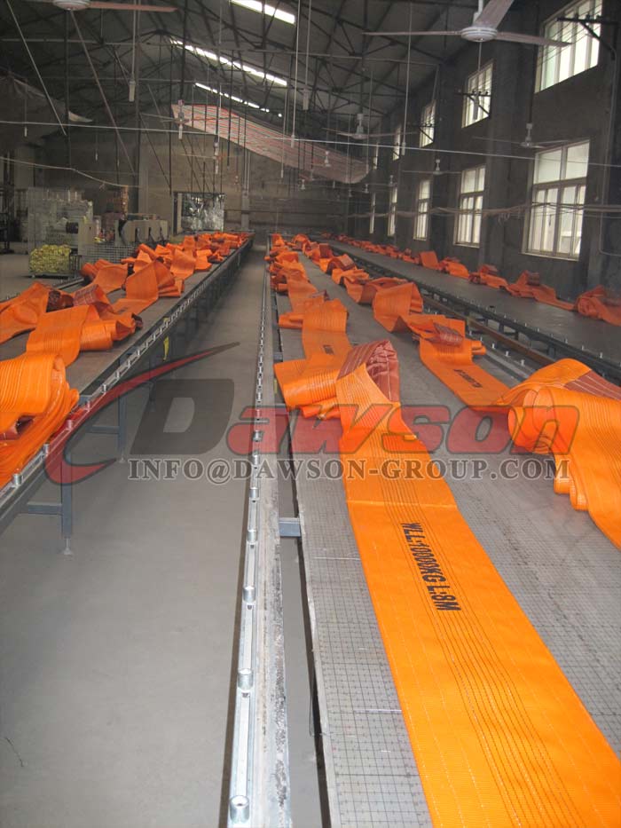 WLL 10 Ton Polyester Webbing Slings, 10000kg Textile Endless Flat ...