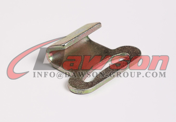 BS 4540KG/10000LBS 2 inch Zinc Plated Flat Hook with Defender, 2" Flat ...