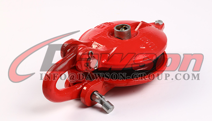 DS-B029 Red (HDG) Snatch Block with Shackle - Dawson Group Ltd. - China ...