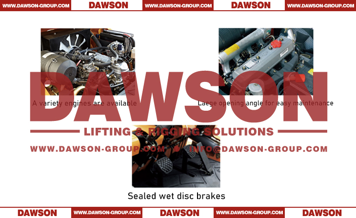 DAWSON Electric Three-point Forklift, All-terrain Forklift, Fuel ...