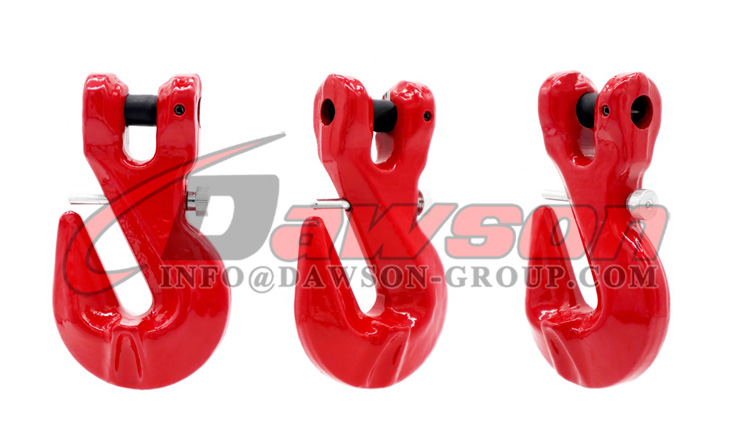 DS712 G80 / Grade 80 Special Type Clevis Hook with Safety Pin for Adjust Chain Length, Forged ...