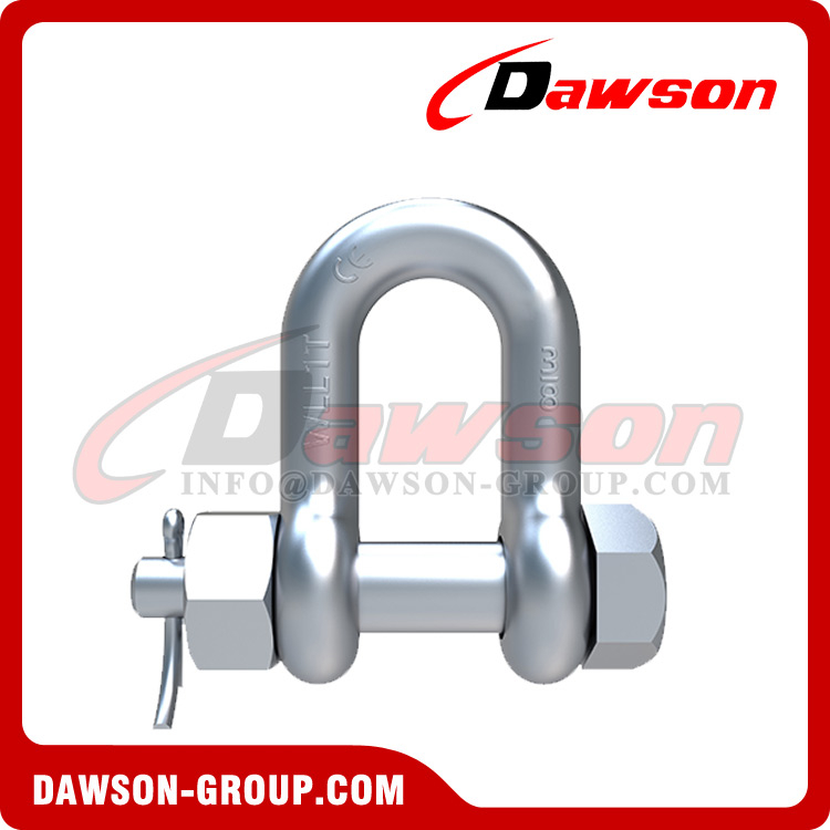 DS970 S6 Bolt Type Chain Shackle, Forged Alloy Steel Dee Shackle with ...